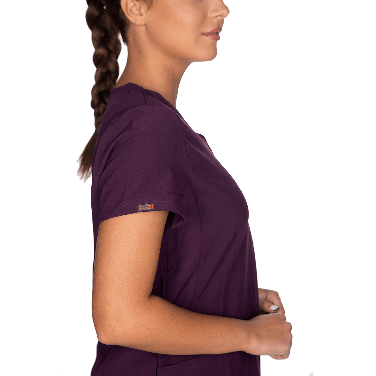 Scrub Woman – Stretch – Dark Purple – ALEZI